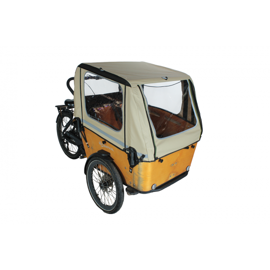 Vogue Superior 3 cargo bike rain tent color creme (without tent poles)