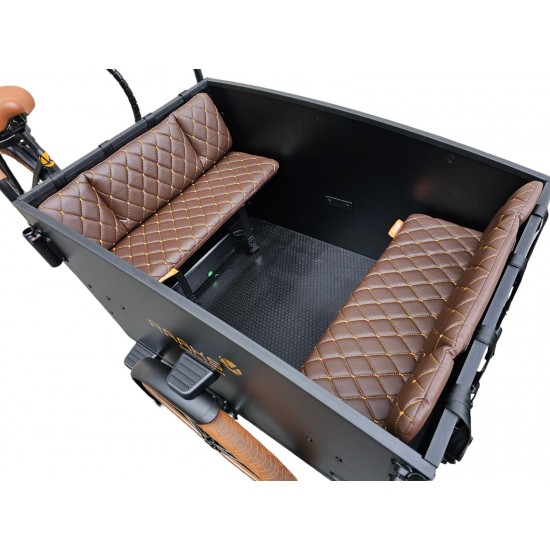 Raaks Bremerton cargo bike cushion set model capi, color brown